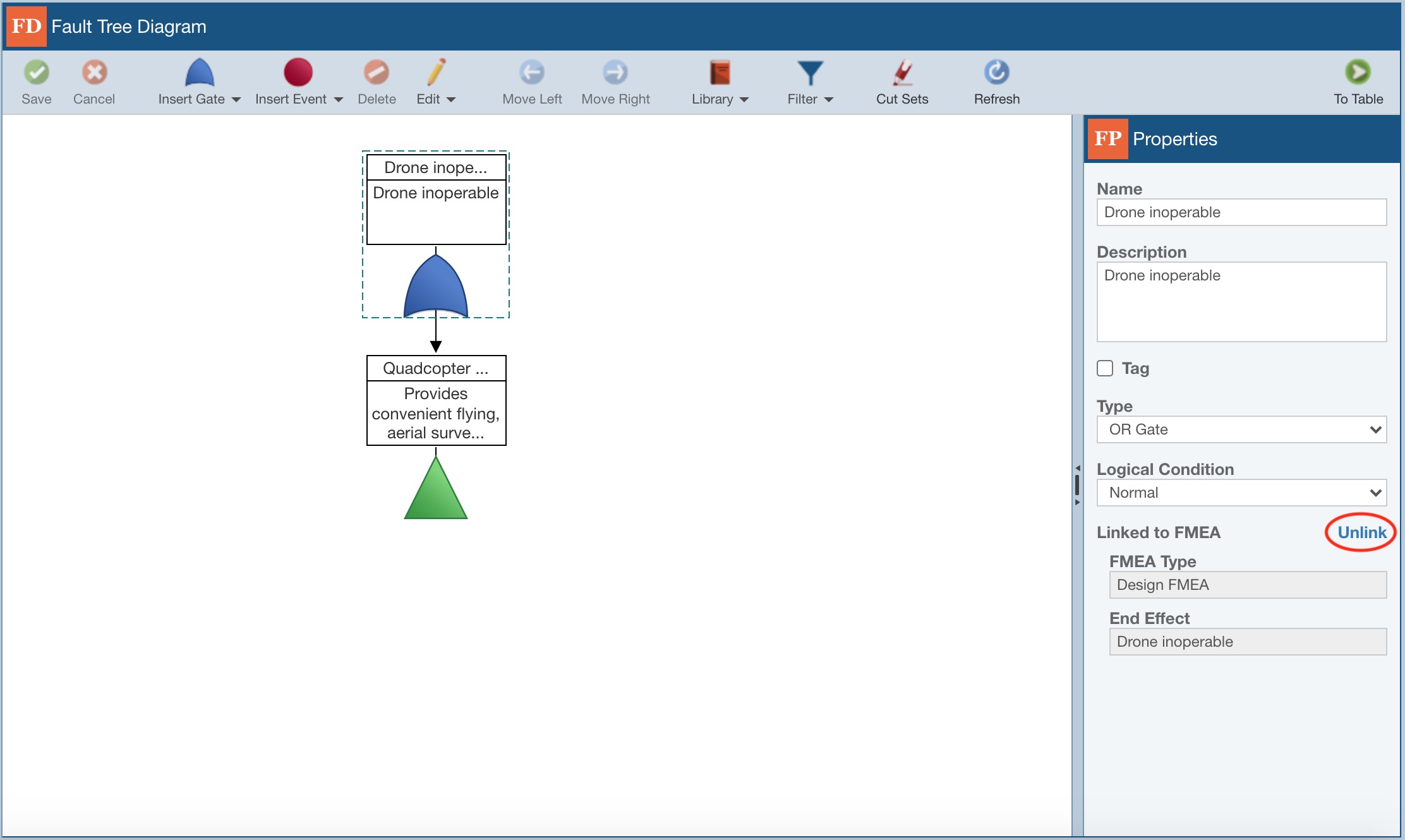 Linking Fault Trees and FMEAs